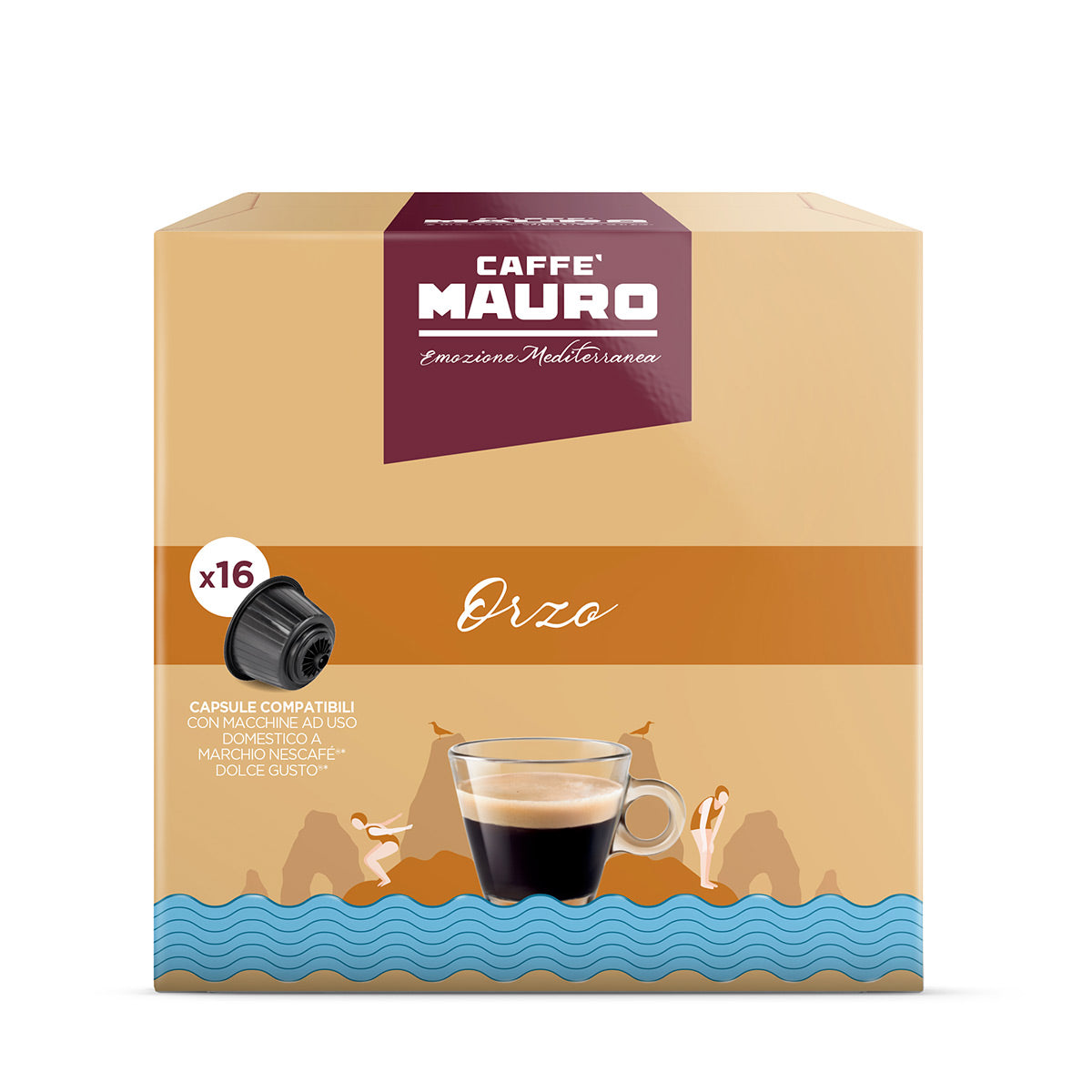 Orzo in capsule Caffè Mauro compatibili con sistema NESCAFÉ® Dolce Gusto®* – Shop Caffè Mauro