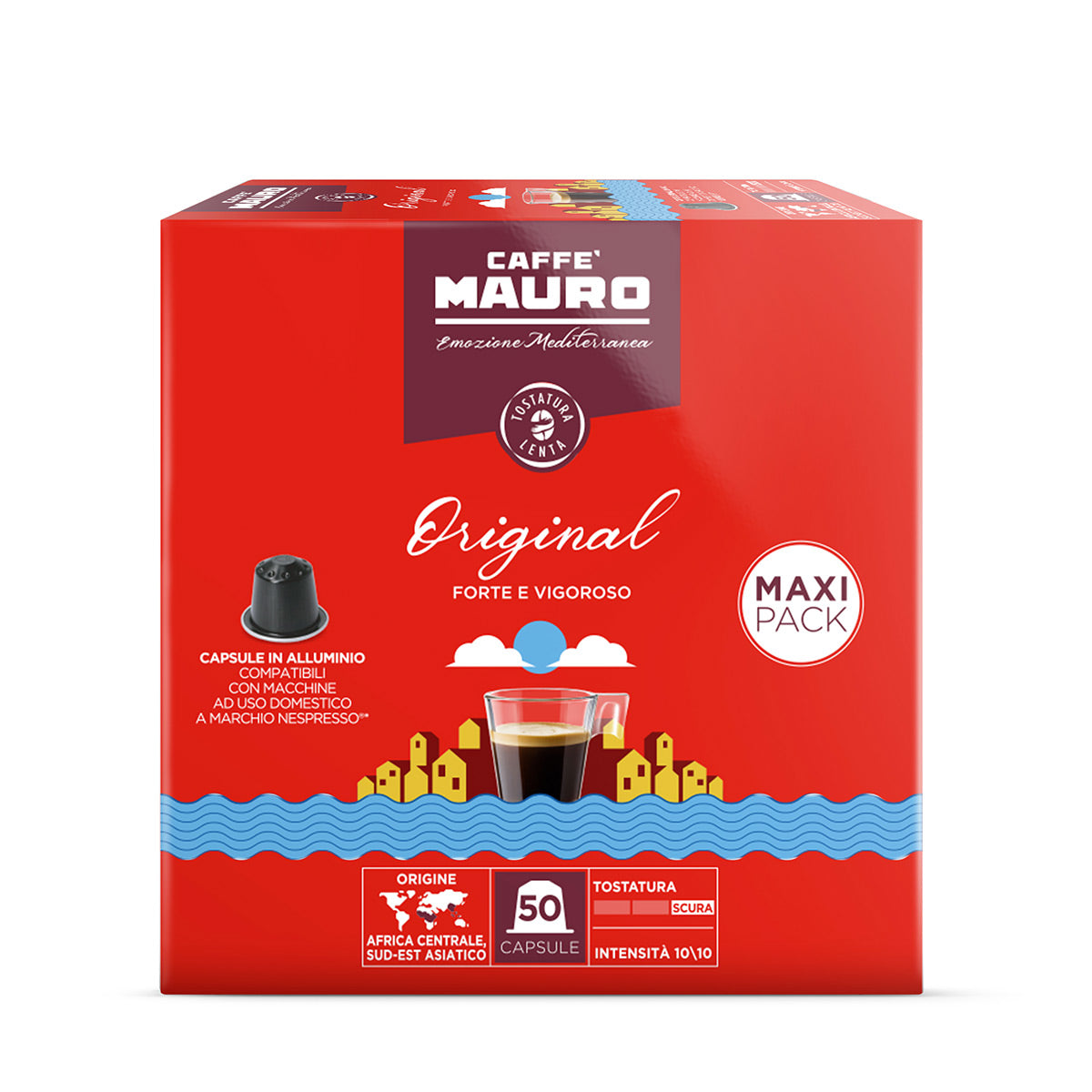 Original Caffè Mauro miscela in capsule compatibile Nespresso – Shop ...